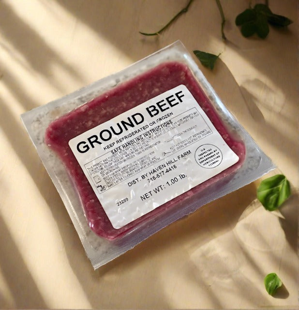 40lb Ground beef Box – Haven Hill Farm